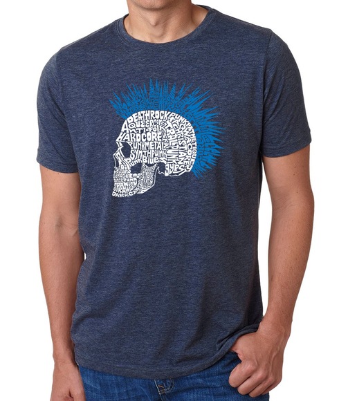 LA Pop Art | Shirts | Mens Premium Blend Word Art Tshirt Punk Mohawk ...